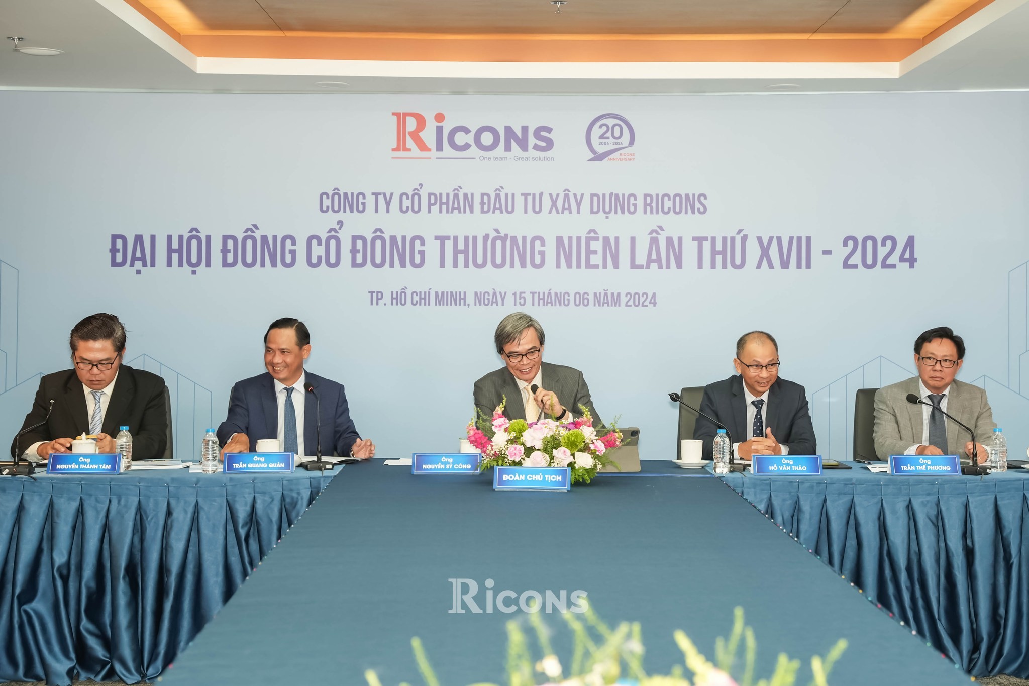 Recap ĐHĐCĐ Ricons: Kế hoạch doanh thu 7.000 tỷ đồng, mở rộng lĩnh vực ...