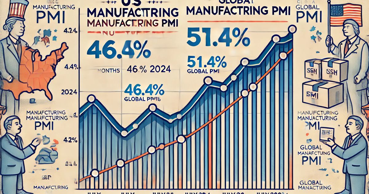 Tình Hình Sản Xuất Tại Mỹ Qua Chỉ Số PMI ISM và S&P Global